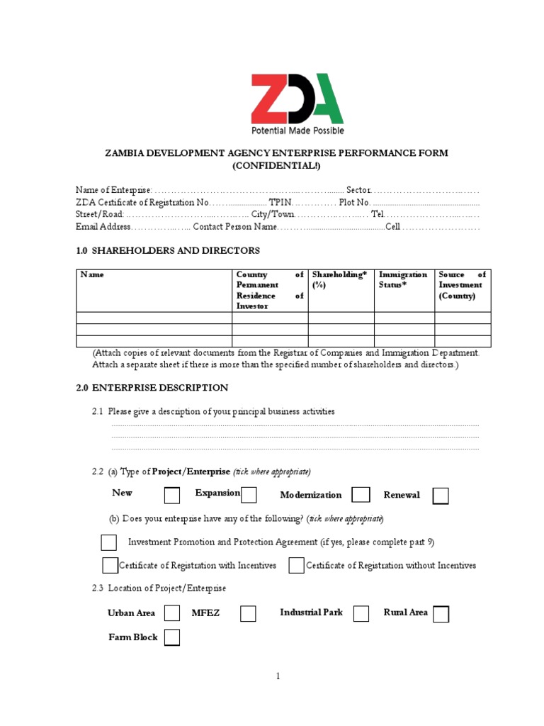 2023 Zda Enterprise Performance Monitoring Form PDF Fillable 1.10.23 ...