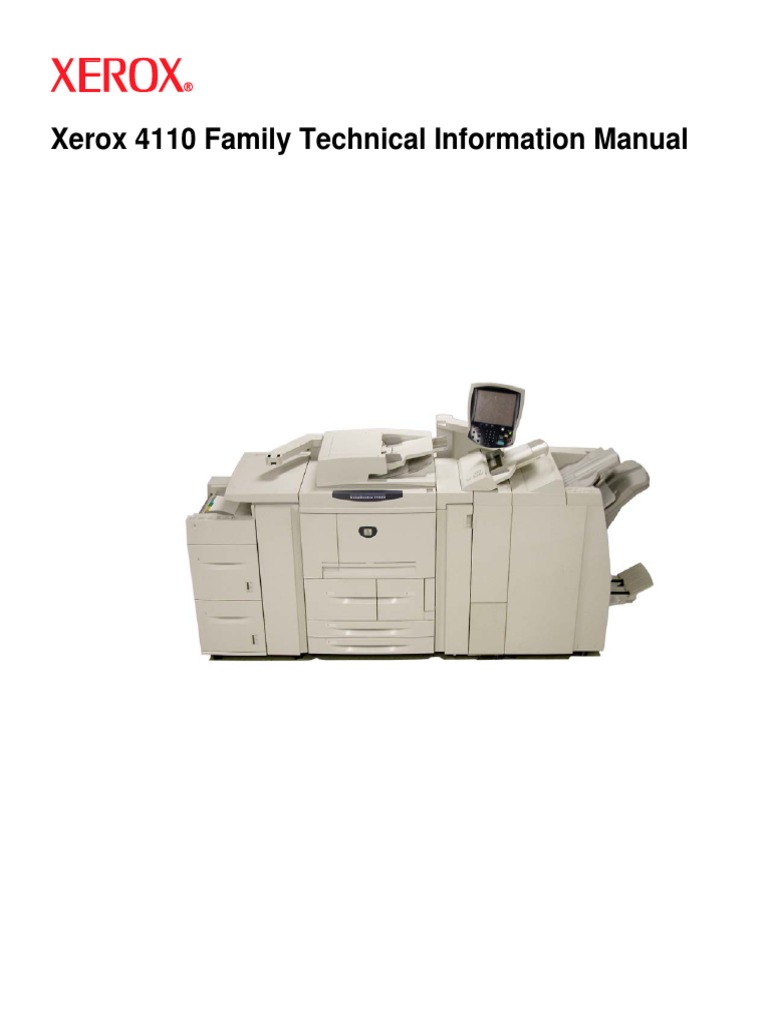 Xerox 4110 Family Technical Information Manual | PDF