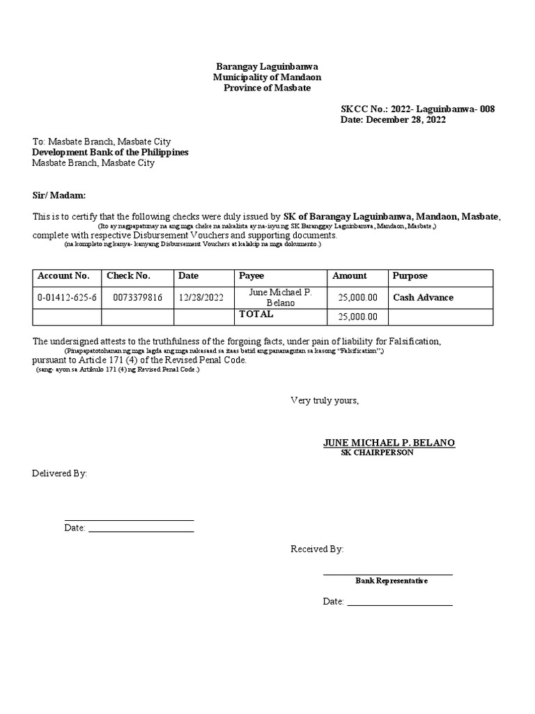 SKCC Brgy 08 | PDF | Payments | Business