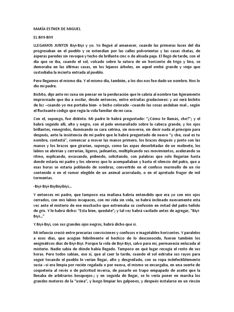 La conexión mágica con Biyi-Biyi | PDF | Arte | Novela negra, policíaca ...