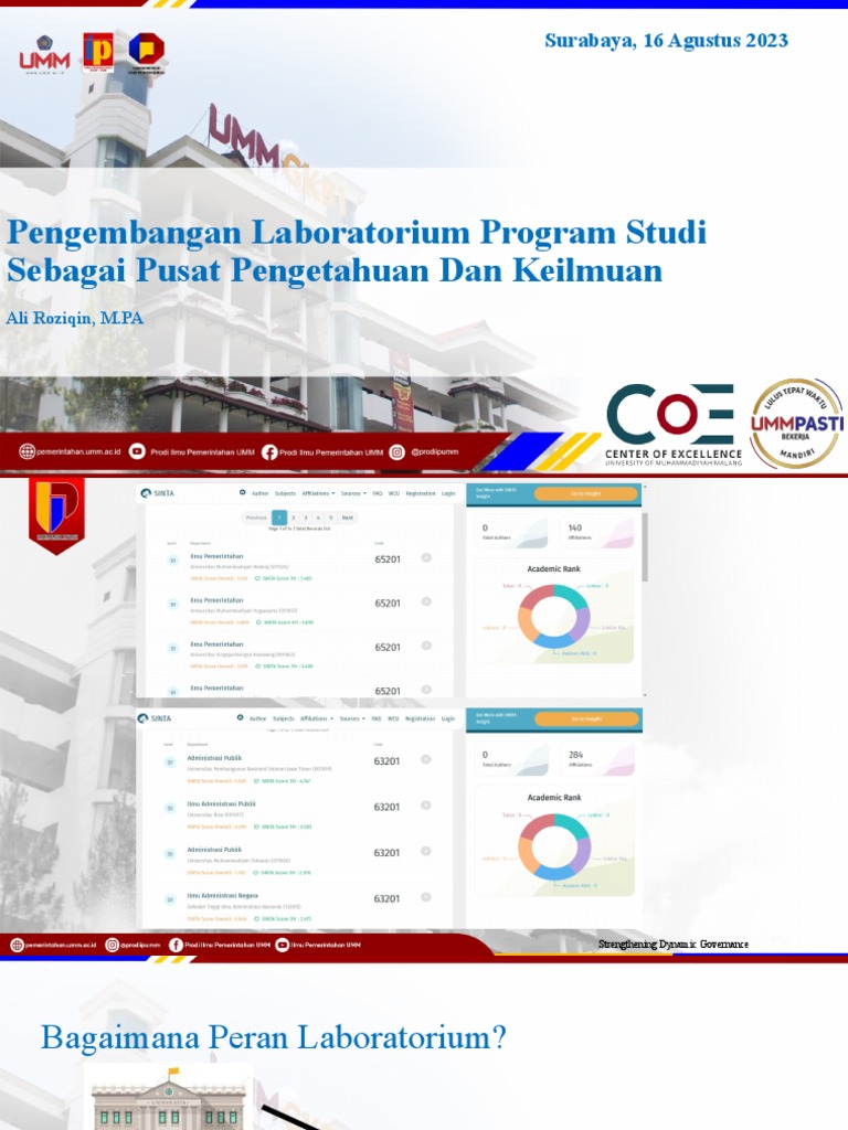 Sharing Pengembangan Lab IP UPN | PDF