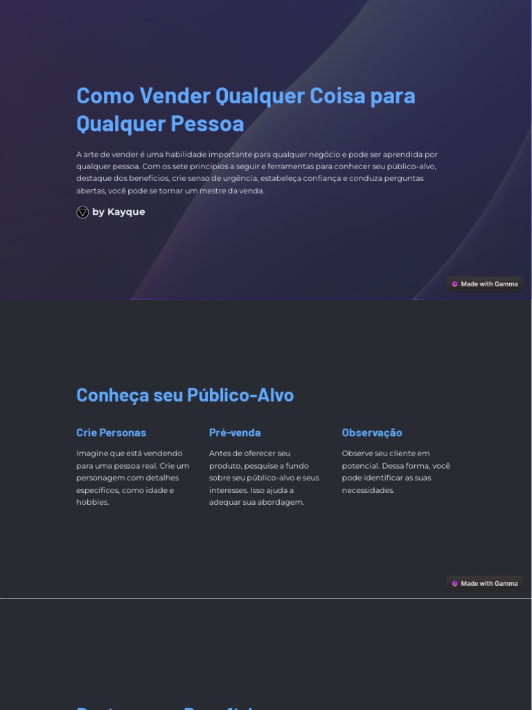 Como Vender Qualquer Coisa para Qualquer Pessoa | PDF