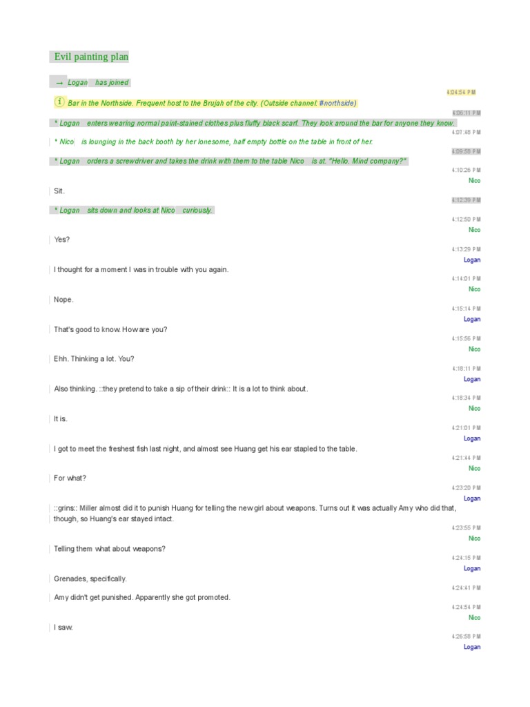 Evil Painting Plan | PDF