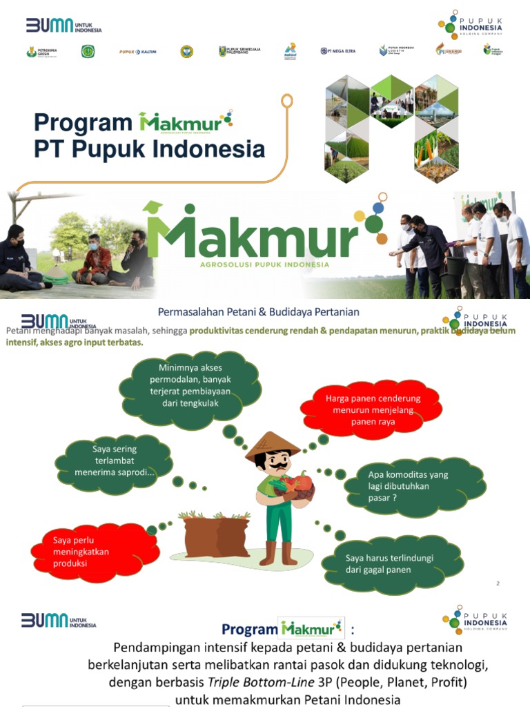 Materi Presentasi Program Makmur PKC | PDF