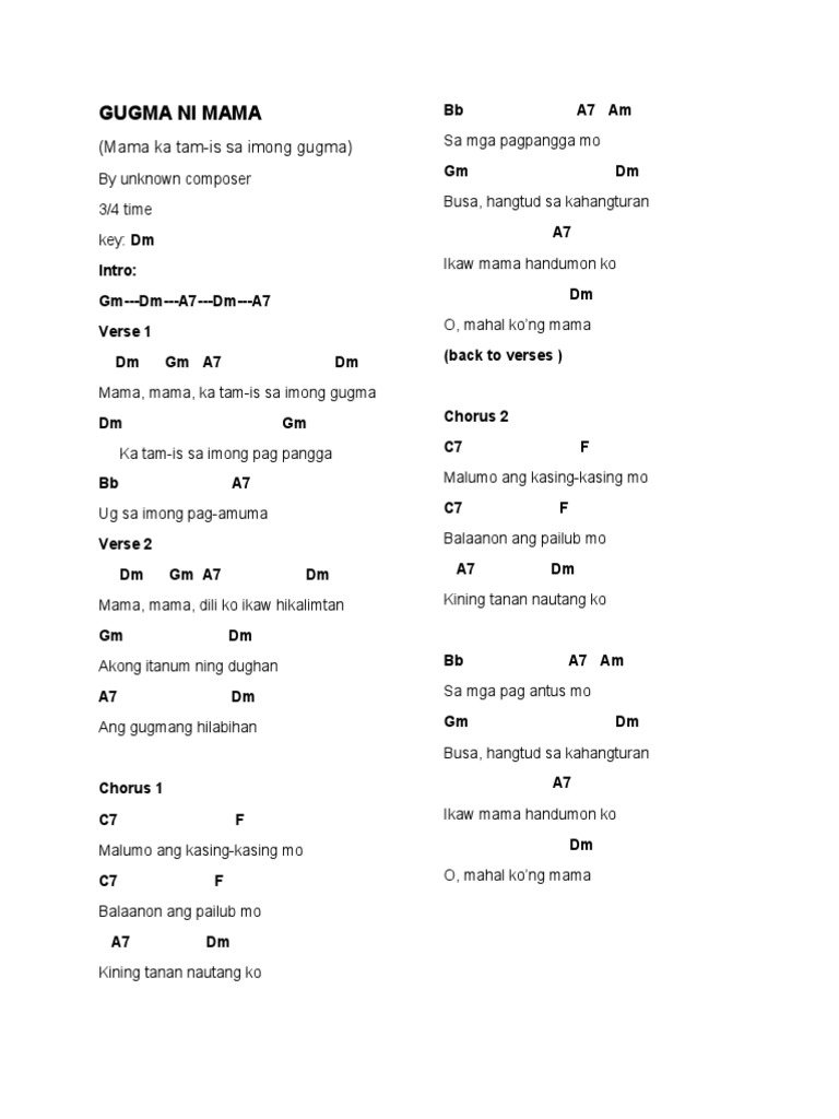 Gugma Ni Mama | PDF