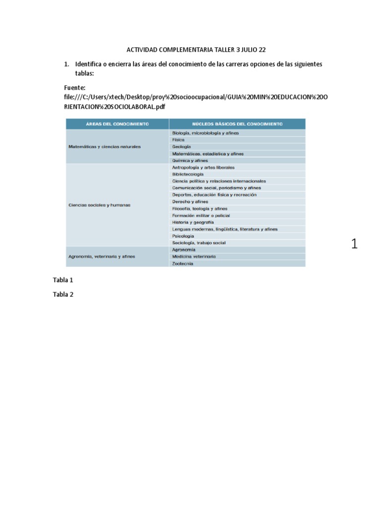 Actividad Complementaria 3 | PDF