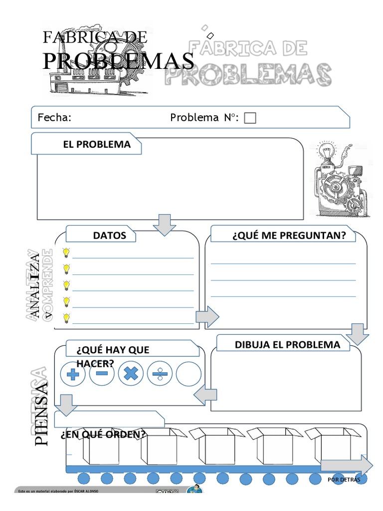 Plantilla Resolución de Problemas Fábrica | PDF