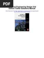 Solution Manual Chemical Engineering Design 2nd Edition Towler | PDF ...