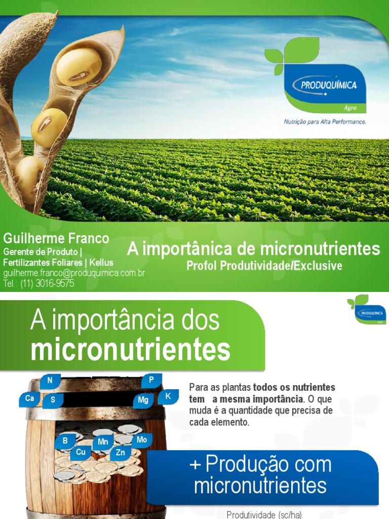 Apresentação Profol Produtividade e Exclusive Oficial | PDF