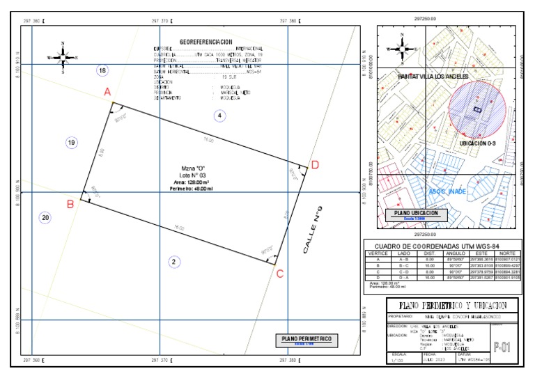Plano Ubicacion y Perimetrico | PDF