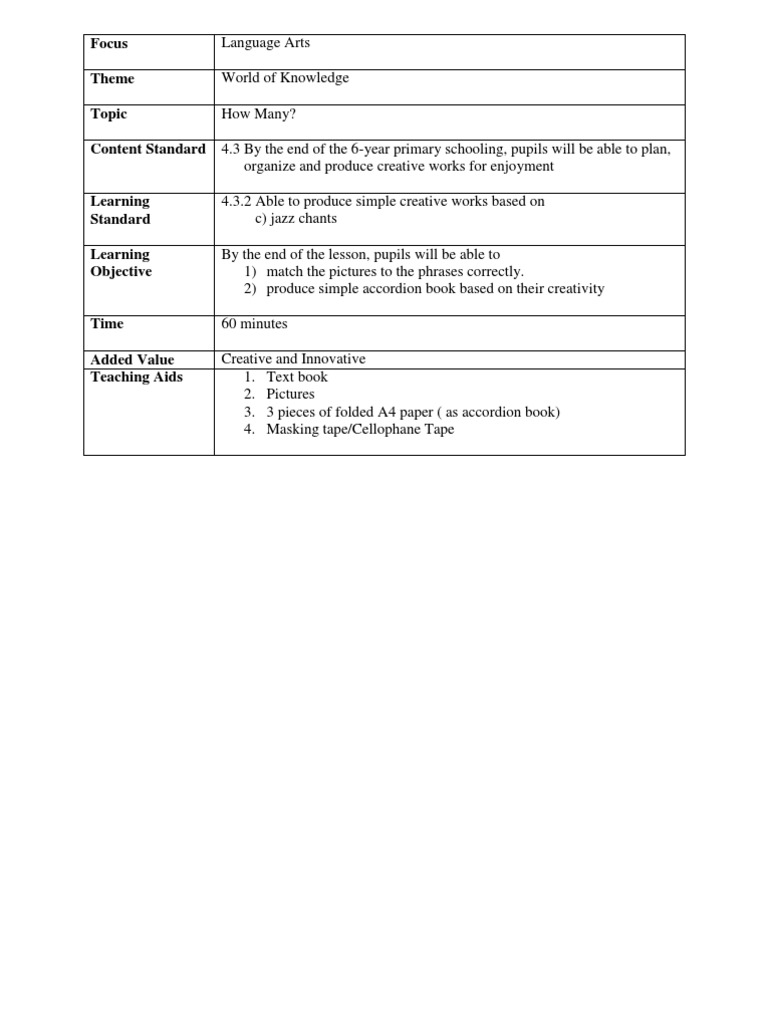 Day 4 - Lesson Plan | PDF | Books | Semiotics