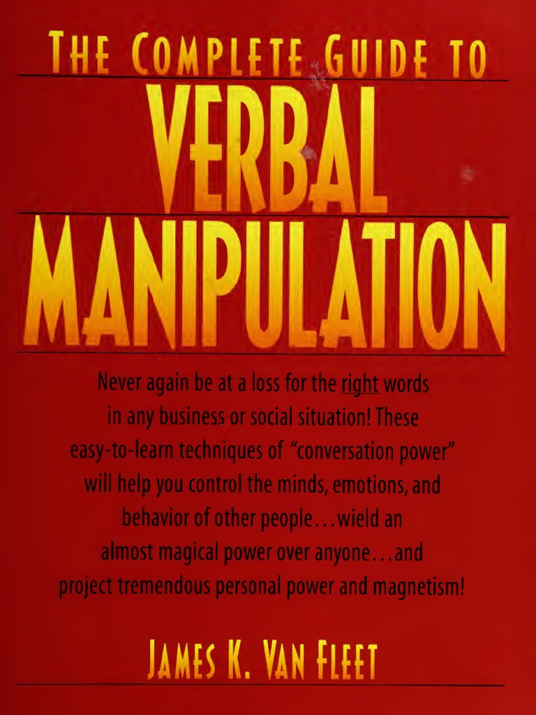 Complete Guide To Verbal Manipulation 1nbsped 0130835811 9780130835819 ...