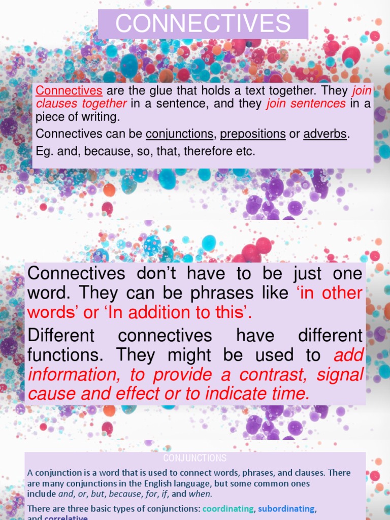 Connective S | PDF