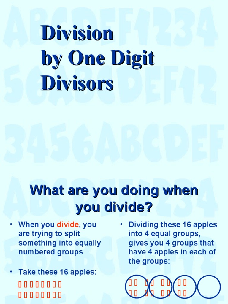Divide | PDF | Division (Mathematics) | Mathematics