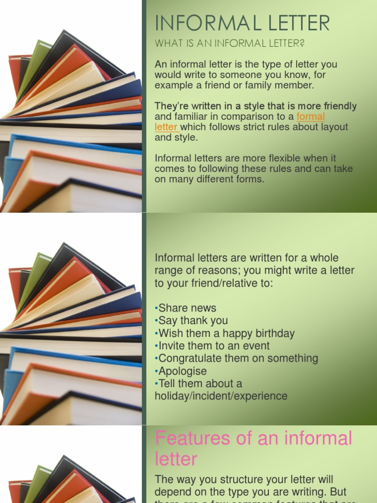 Informal Letter | PDF | Communication | Human Communication