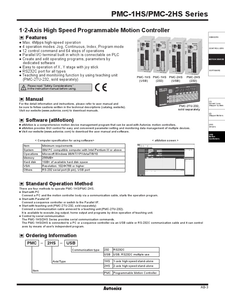 PMC-1HS-PMC-2HS EN Cat ACA DRW170814AC 20191029 W | PDF | Usb ...