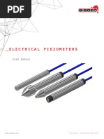 Piezometer Manual-2022 | PDF | Pressure Measurement | Calibration