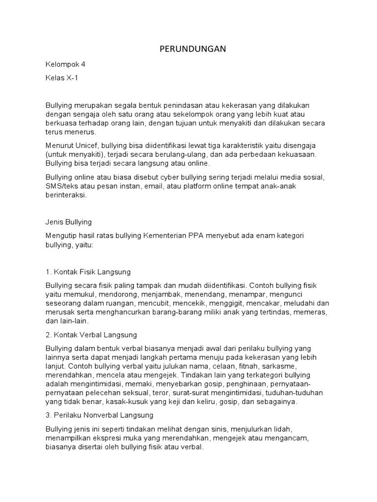 PERUNDUNGAN | PDF