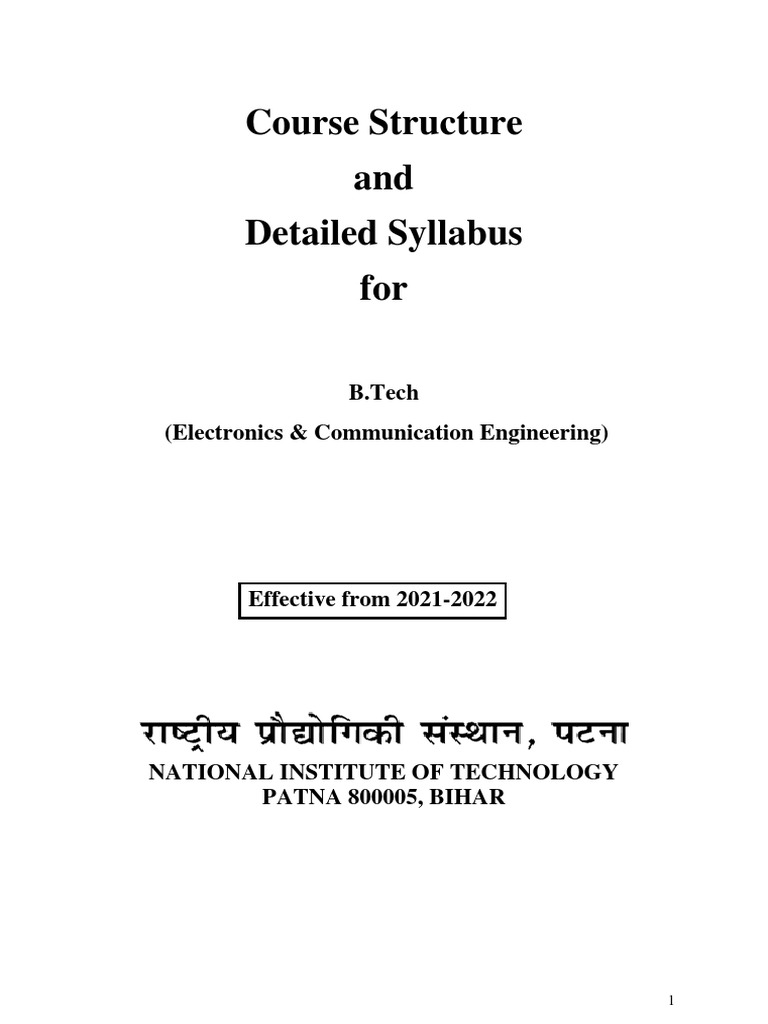 B.Tech. Syllabus Effective - Detailed Syllabus - 2021-2022-09.03.2022 ...