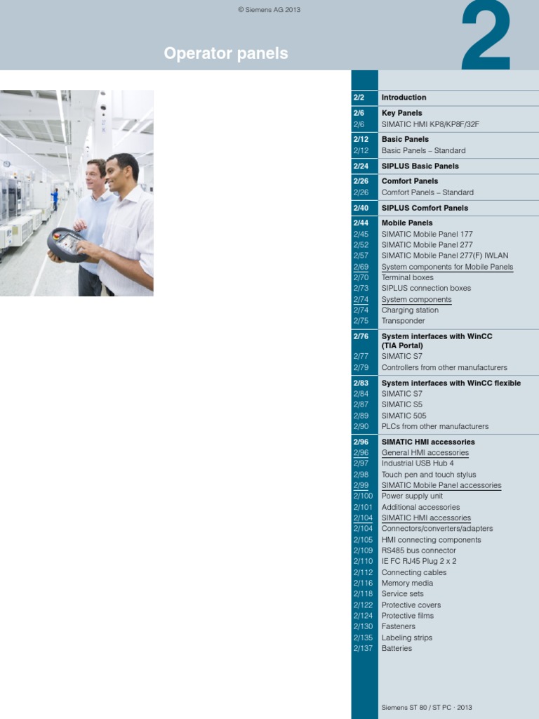 Simatic st80 STPC Chap02 English 2013 | PDF | Computer Engineering | Computer Hardware
