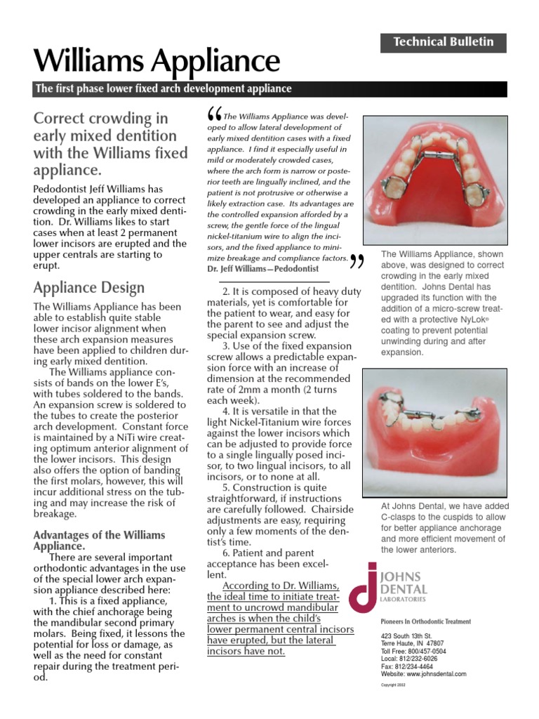 Williams Appliance | PDF