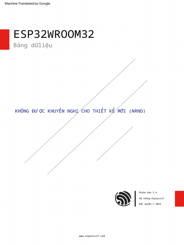 Esp32 Wroom 32 Datasheet Vn Pdf