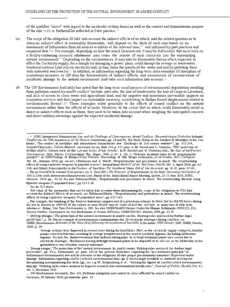 THE IN: Guidelines On Protection of The Natural Environment Armed ...