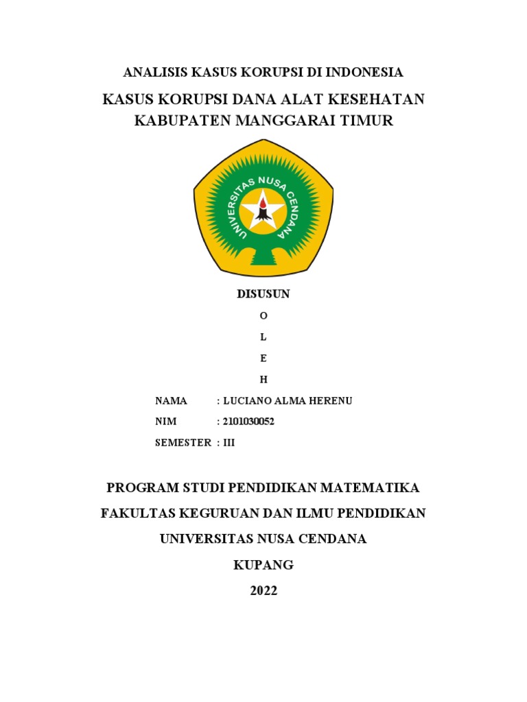 Analisis Kasus Korupsi Di Indonesia | PDF