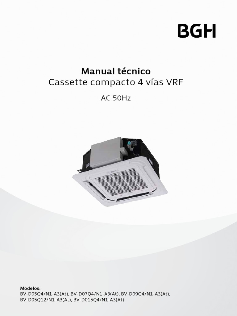 Manual Cassette 4 Vã As Compacto Mini VRF | PDF