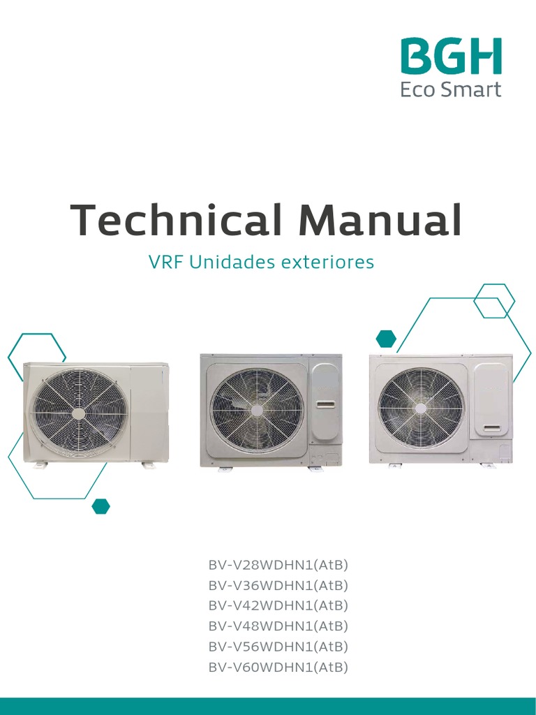VRF Outdoor Unit Technical Manual | PDF | Mechanical Engineering ...