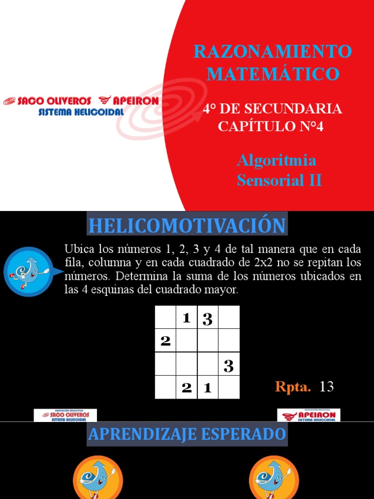 Capitulo 4 Algoritmia Sensorial II | PDF | Razonamiento deductivo | Razonamiento inductivo