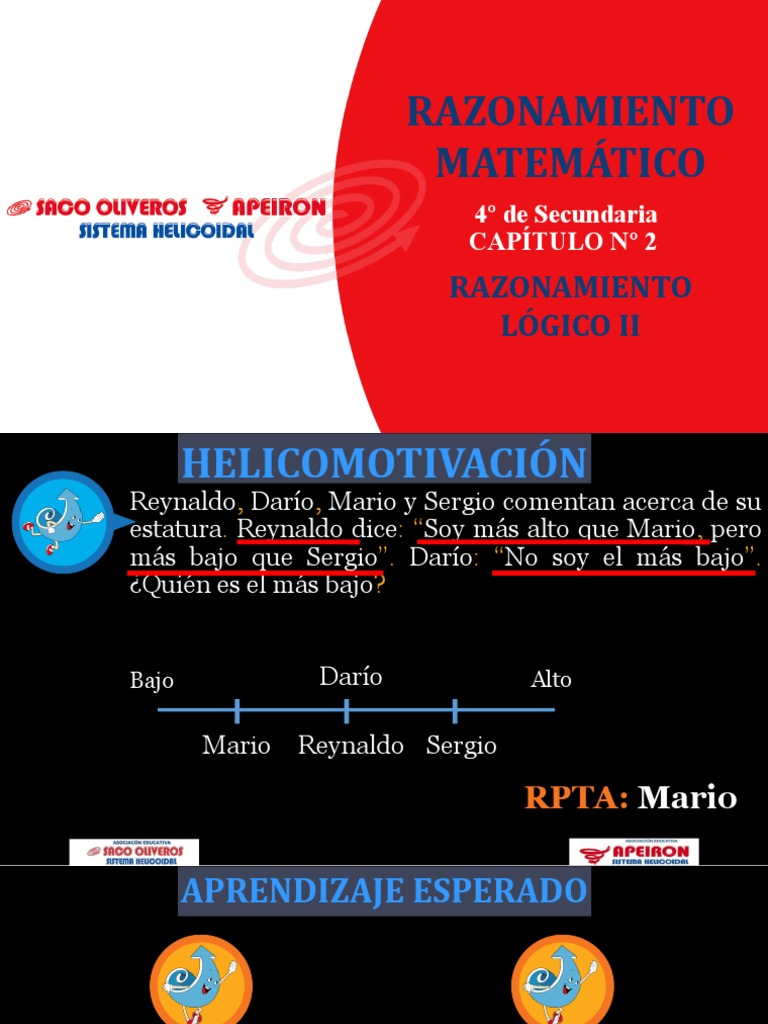 Capítulo 2 Razonamiento Lógico II | PDF