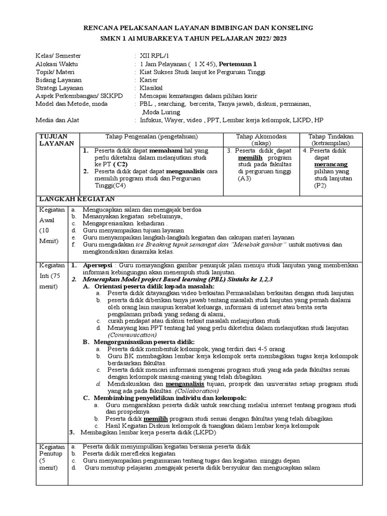 Menerapkan Model Project Based Learning (PBL) Sintaks Ke 1,2,3 | PDF ...