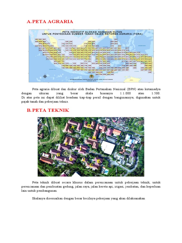 Jenis-Jenis Peta dan Fungsinya | PDF
