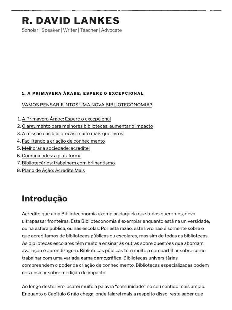 ARTIGO Primavera Arabe Espere o Excepcional | PDF