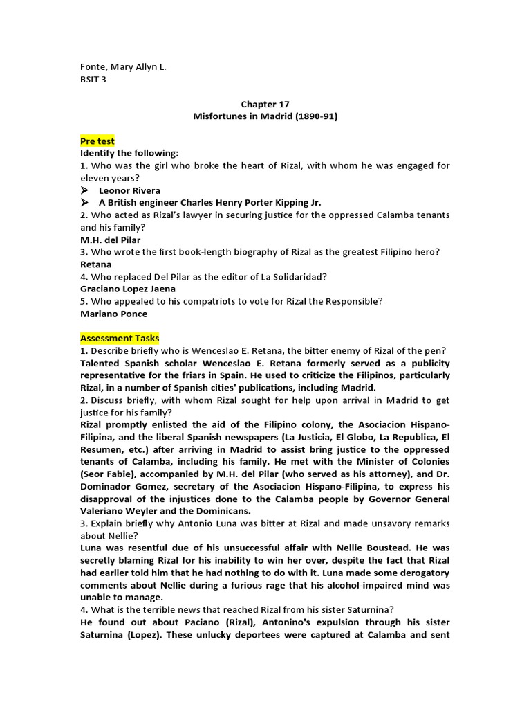 Activity 17 | PDF | Spain | Philippines