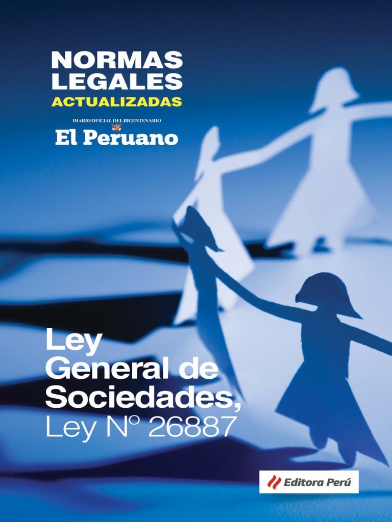 2 Ley General de Sociedades Pdfs | PDF | Sociedad de responsabilidad limitada | Justicia