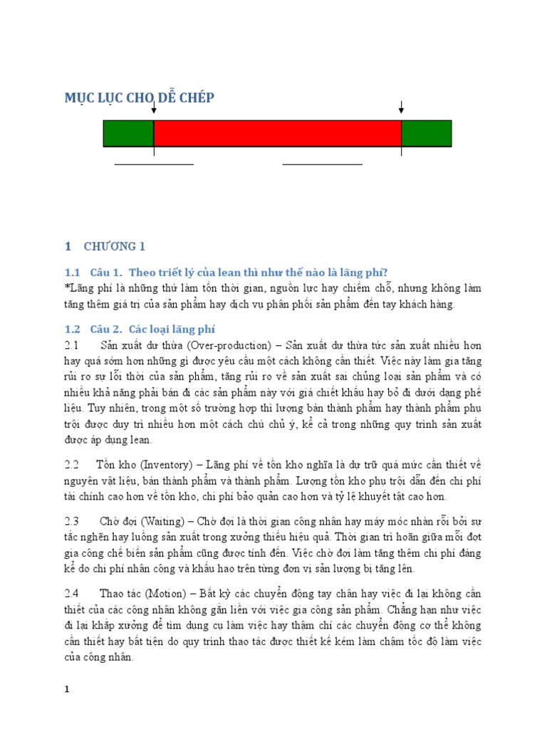 123doc Cau Hoi Va Dap An On Thi He Thong San Xuat Tinh Gon | PDF