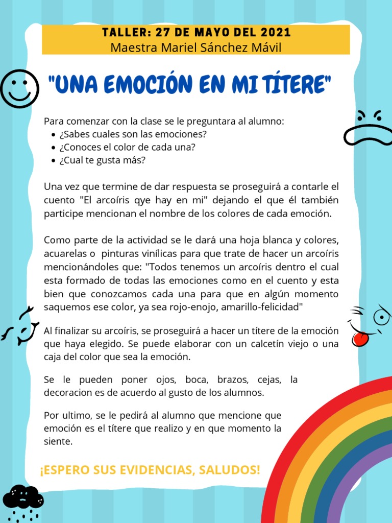 Taller de Las Emociones | PDF