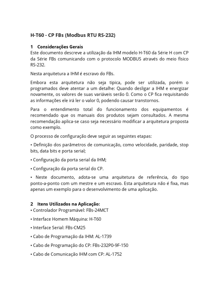 IHM Altus | PDF