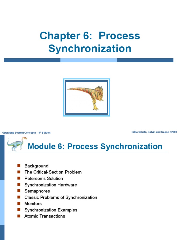 ch6 Synchronization | PDF ch6 Synchronization | PDF