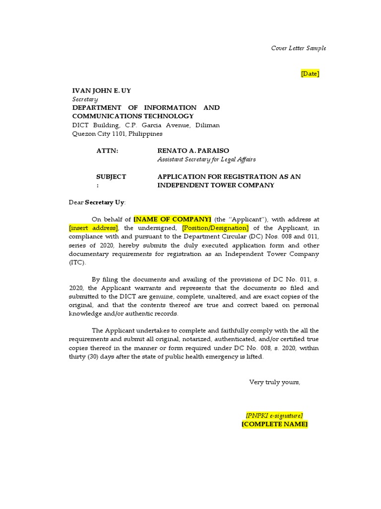 Sample Cover Letter | PDF | Social Science