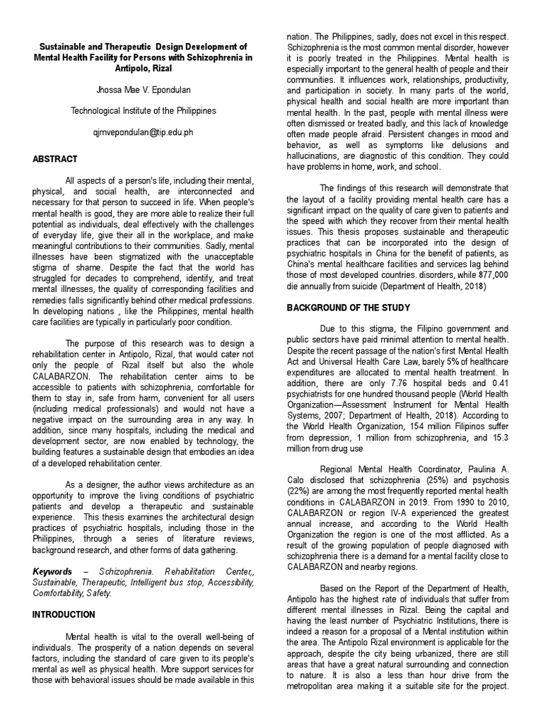 Research Proposal in Journal Format - Draft | PDF