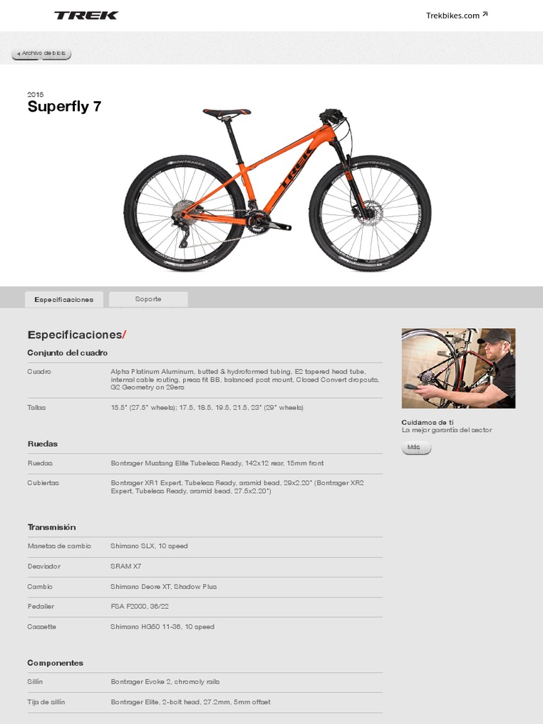 2015 Superfly 7 - Bike Archive - Trek Bicycle | PDF