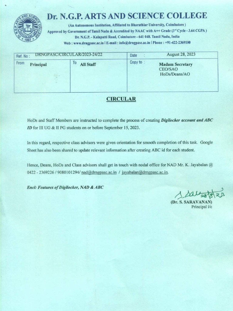 Digilocker Account And Abc Id Pdf