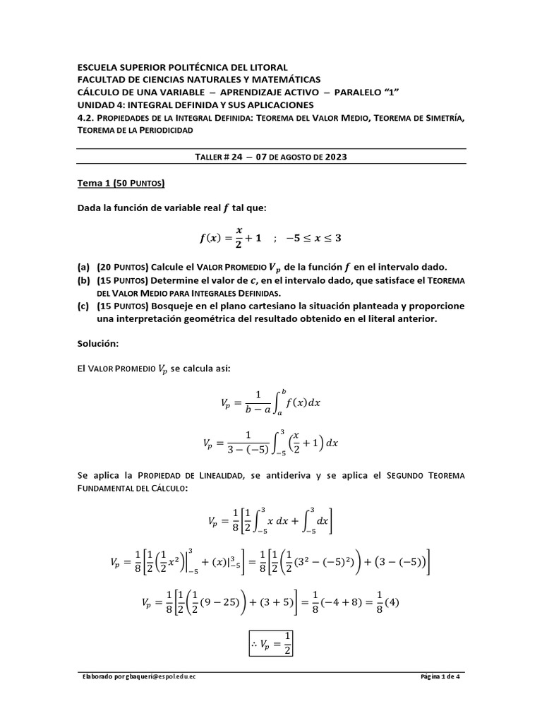 2023 I Pao Cuv p01 t24 4.2 Solucion | PDF