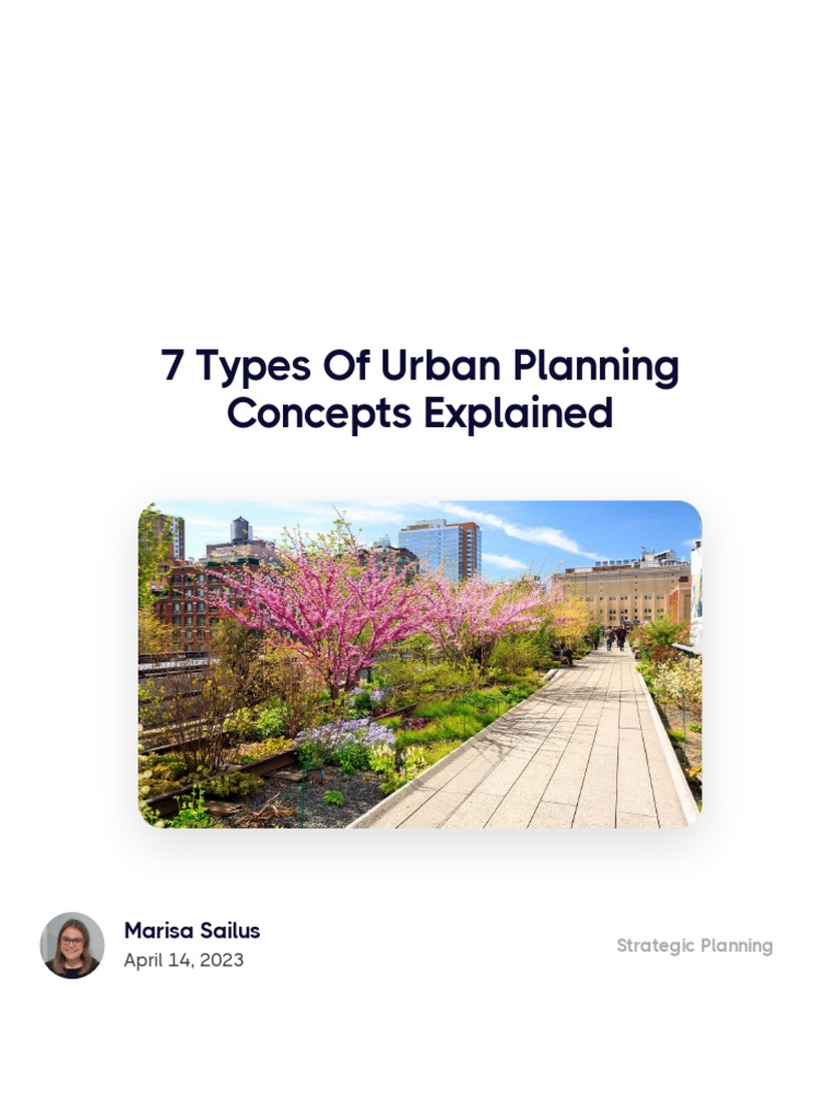 Urban Planning Concepts Explained | PDF | Urban Planning | Infrastructure