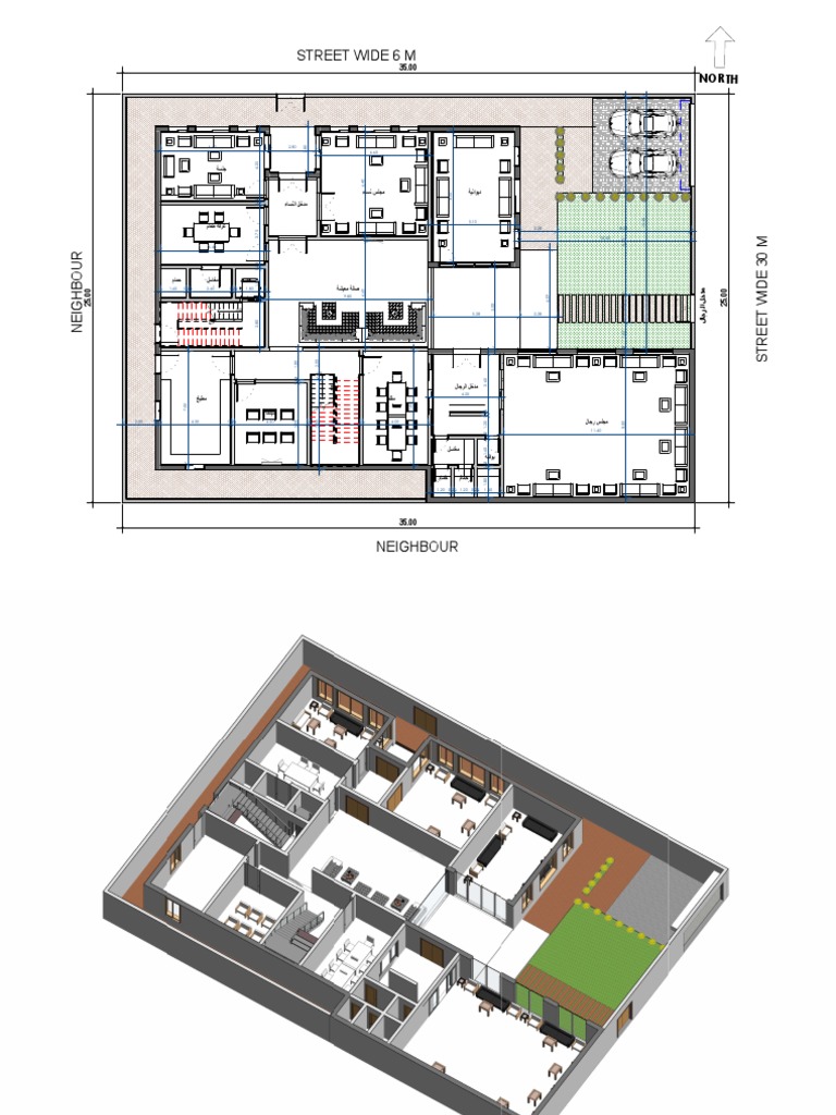 Arabian Guest House Plan | PDF