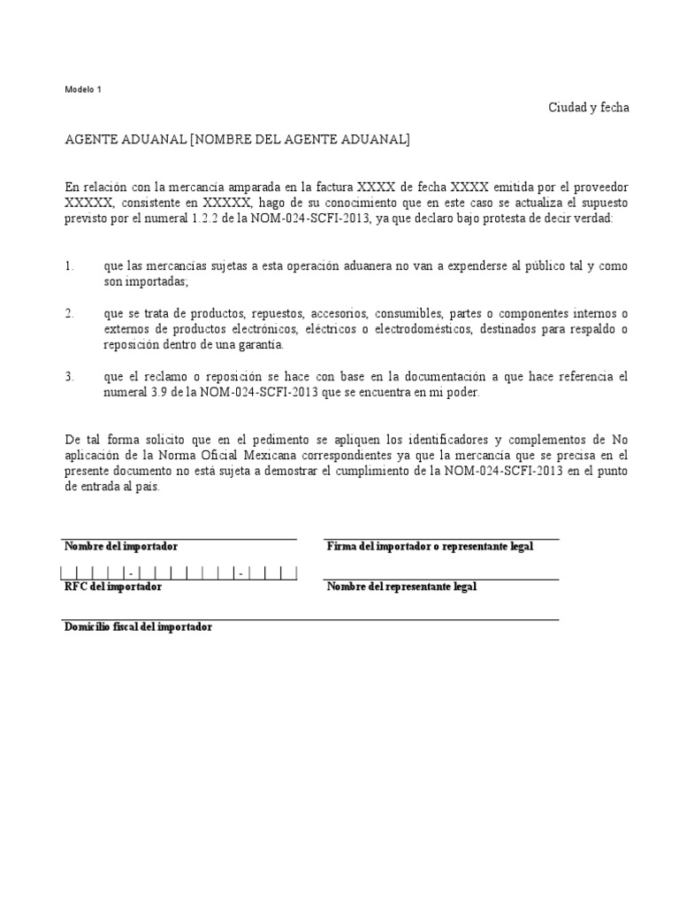 Nom 024 Scfi 2013 | PDF