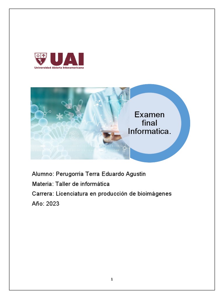 Presentacion Final Informatica | PDF | Internet de las Cosas | Realidad virtual